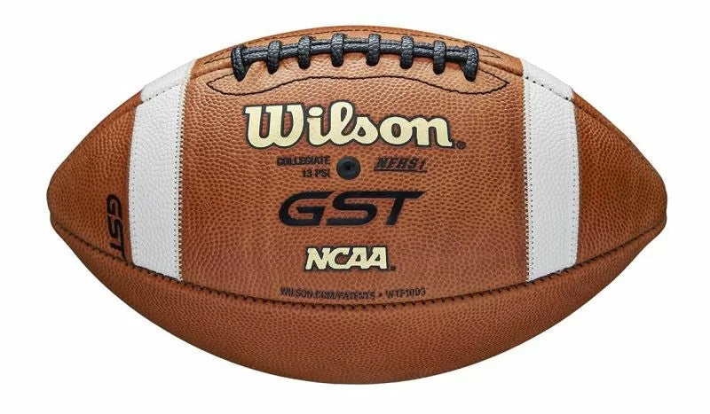 Wilson 1003 GST Leather Game Football - Official Size – Midway Sports